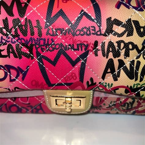 Caleesa Bags Colorful Graffiti Clutch Poshmark