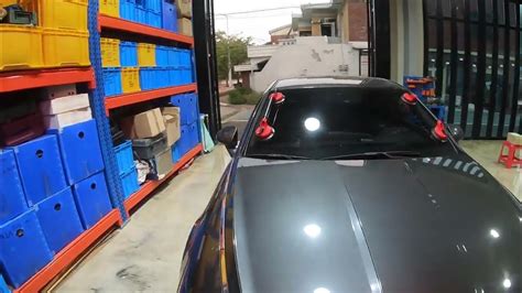 신형 Dn8 쏘나타 차량의 돌빵으로 파손된 쏠라차선옵션 순정 자동차유리교체 수리완료 영상입니다 수리이후 바로 주행이 가능하도록