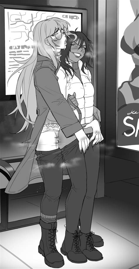 Rule 34 1futa 1girls Ambiguous Penetration Black And White Breath