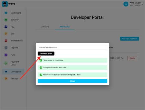 Wave Payout API
