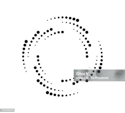 엠블럼 디자인 및 만화책을위한 도트 서클 스피드 라인 추상적인 둥근 기하학적 모양 하프톤 그래픽 스트라이프 텍스처 원형 모션