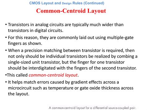 CMOS Layout PPTX Computer Networking Computing