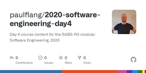 Github Paulflang2020 Software Engineering Day4 Day 4 Course Content