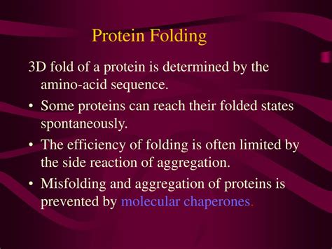 Protein Folding Uses At Harry Oloughlin Blog