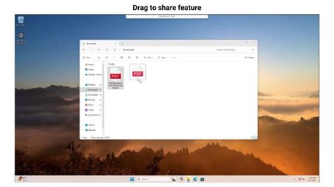 Hands On With Windows 11s Leaked Drag To Tray File Sharing Feature Its Innovative