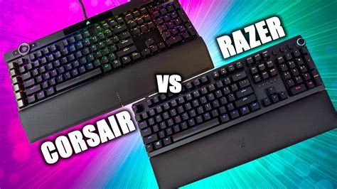 Razer Huntsman Elite V2 Analog Vs Corsair K100 Rgb Next Gen Gaming Keyboard Comparison Youtube