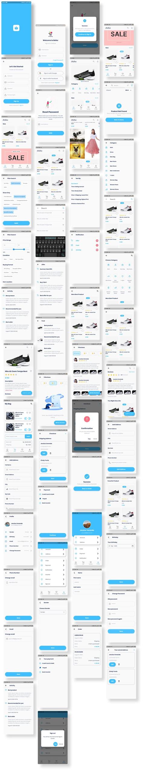 flutter ecommerce ui kit flutter ecommerce code market