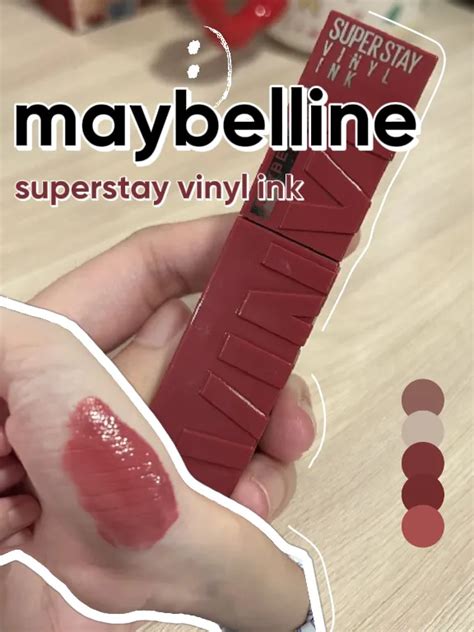 รีวิว Maybelline Superstay Vinyl Ink 65 Saucy แกลเลอรีที่โพสต์โดย