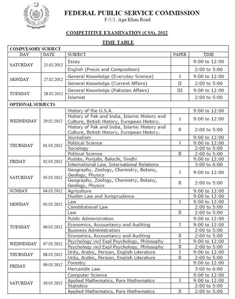 Central Superior Service Of Pakistan