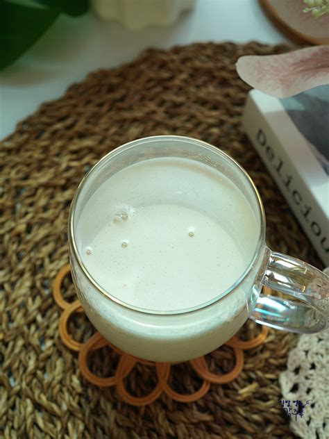 바나나 생과일 주스 만들기 바나나견과류 쥬스 레시피