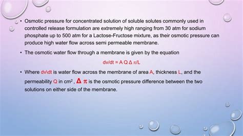 Osmotic Pump Pptx Operating Systems Computer Software And