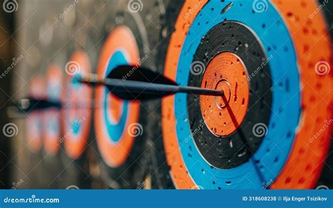 Precision In Motion Arrow In Flight At Summer Olympics Showcasing Speed Accuracy And