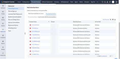Troubleshooting Patch Deployment Errors Endpoint Central
