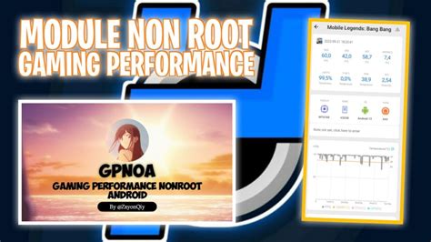 GAMING PERFORMANCE NON ROOT MODULE VIA BREVENT ONLY YouTube