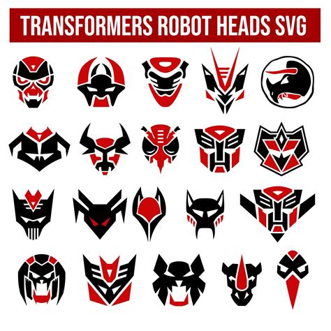 Transform Font Alphabet Svg Transform Head Skine Robot Logo Font