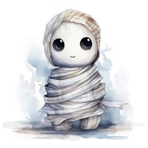 Premium Ai Image A Drawing Of A Doll With A Face On It