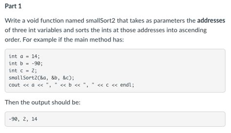 Solved Use C Pleas Be Clear With Compilable And Copiable