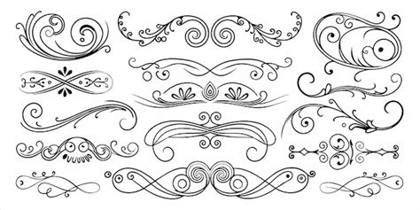 Premium Vector A Set Of Designs Including A Circle And A Circle