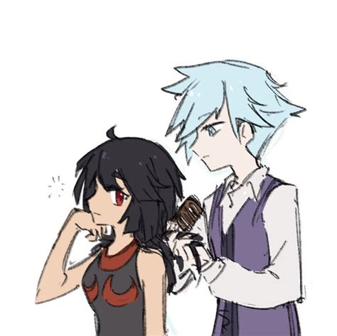 Steven Stone And Zinnia Pokemon And More Drawn By Xlii Idk Danbooru