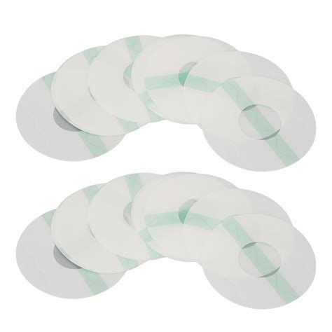 10 Sheets Sensor Adhesive Patch Prevent Slip Round Shaped Waterproof