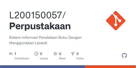 Github L200150057perpustakaan Sistem Informasi Pendataan Buku