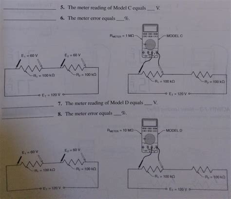 Solved Please Help Me Determine The Meter Error Caused By Chegg