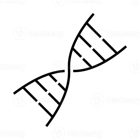 Dna Double Helix Structure Representing Genetic Code 53238902 Png