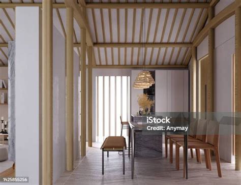 3d 렌더링 3d 일러스트레이션 인테리어 장면 및 모형 바 카운트가있는 주방 소박한 스타일 벽 콘크리트 0명에 대한 스톡 사진 및 기타 이미지 Istock