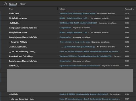Missing Emails R Outlook
