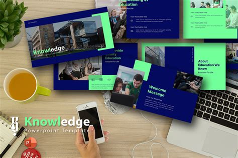 Powerpoint Knowledge Graphic By Brightonexart Creative Fabrica