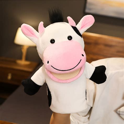 Decel Cartoon Animal Hand Puppet Monkey Plush Hand Puppet Puppet