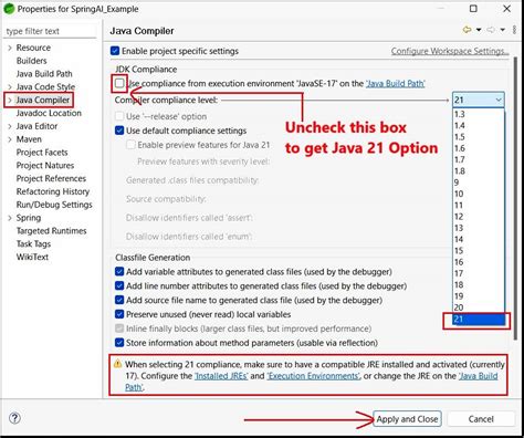 How To Add Jdk 21 Support In Eclipse Or Sts Javatechonline