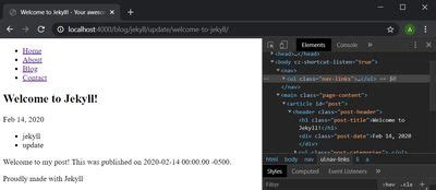 Getting Started With Jekyll And GitHub Pages Aleksandr Hovhannisyan