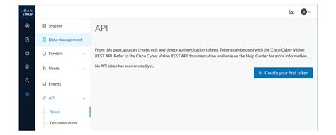 Cisco Cyber Vision GUI Administration Guide Release API Cisco Cyber Vision Cisco