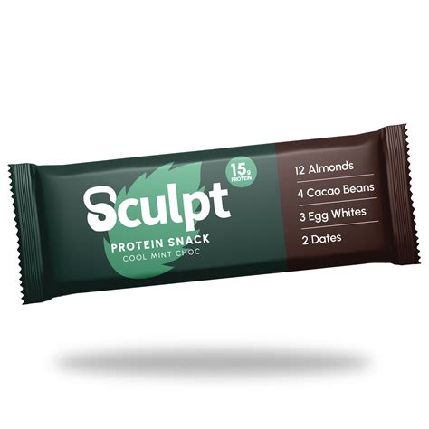 Cool Mint Choc Sculpt Bar Box Of 12 The Six Pack Nutrition