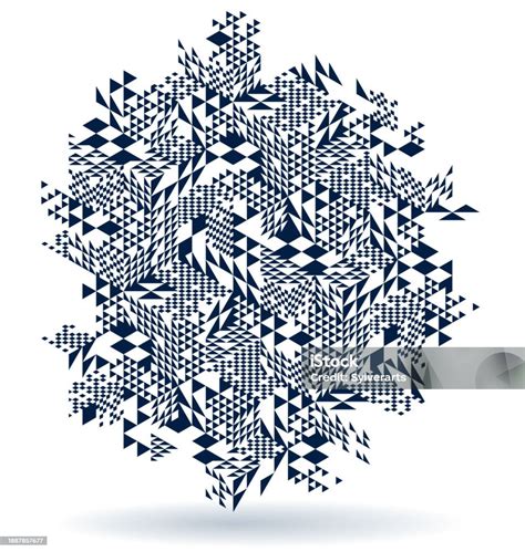 등각 투영 원근법 추상적인 도시 건축 다각형 추상화 예술 입방체 스타일의 3d 큐브와 모양으로 만든 추상 벡터 기하학적 배경 3차원 형태에 대한 스톡 벡터 아트 및 기타