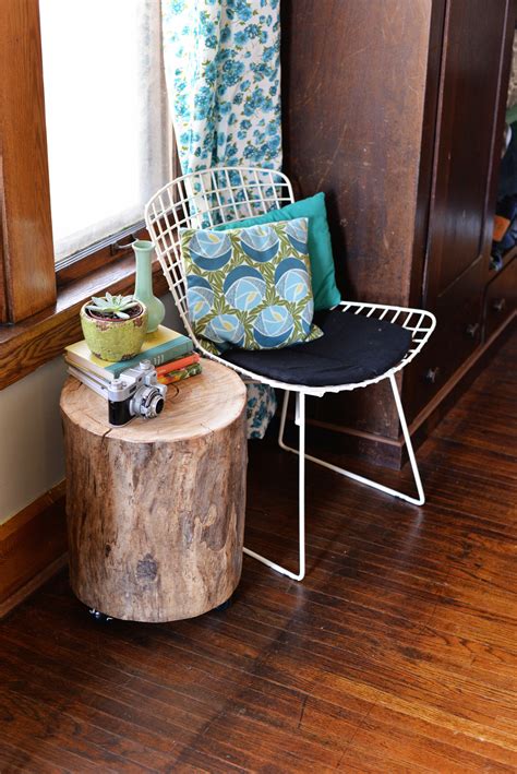 How To Build And Decorate A Tree Trunk Coffee Table