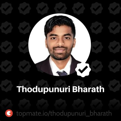 Thodupunuri Bharath On Linkedin Topmatejuly 43 Comments