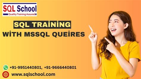 Sql Training With Mssql Queries Sql School Live Demo Training Session Youtube
