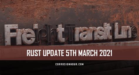 RUST Update Th March RUST Updates
