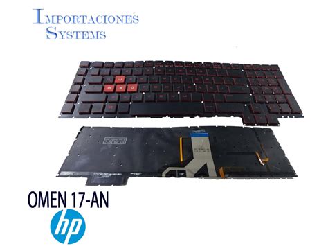 Teclado Sp Retroiluminado Para Hp Omen An An An Tx An Tx An Tx