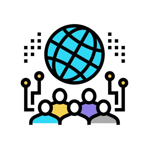 Network System Color Icon Vector Illustration 10324371 Vector Art At Vecteezy