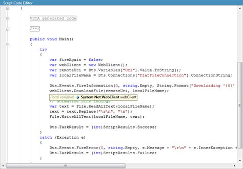 Script Project Editor