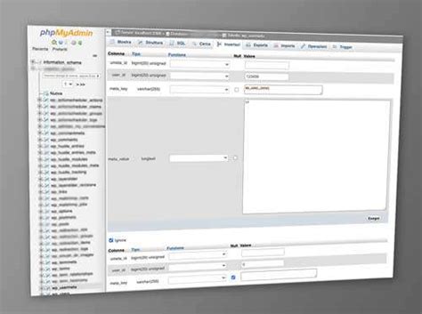 creare o modificare un utente admin via phpmyadmin digicode