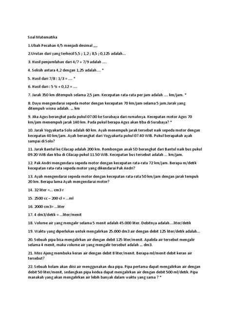 Soal Pts 5 Negerii 01 Pdf