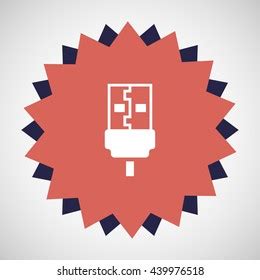 Usb Plug Icon Stock Vector Royalty Free Shutterstock