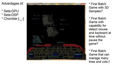 Batch Game Colours Sound Shoot Em Batch Youtube
