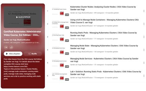 Sander Van Vugt On Linkedin Cka Clustermanagement Clusters