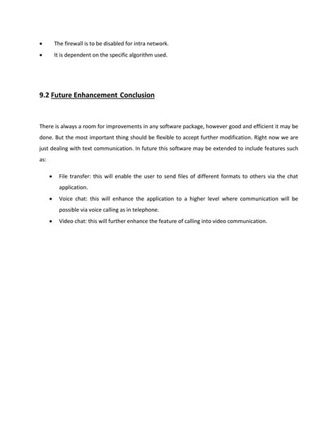 a project report on chat application pdf