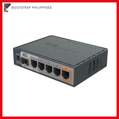 MikroTik HEX S Gigabit Ethernet Router With SFP Port RB IGS Bootstrap Philippines Inc